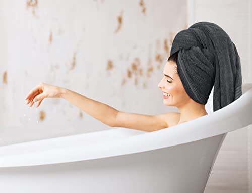 Utopia Towels - Luxurious Jumbo Bath Sheet 2 Pack - 600 GSM 100% Cotton Highly Absorbent and Quick Dry Extra Large Bath Towel - Super Soft Hotel Quality Towel (35 x 70 Inches, Grey)