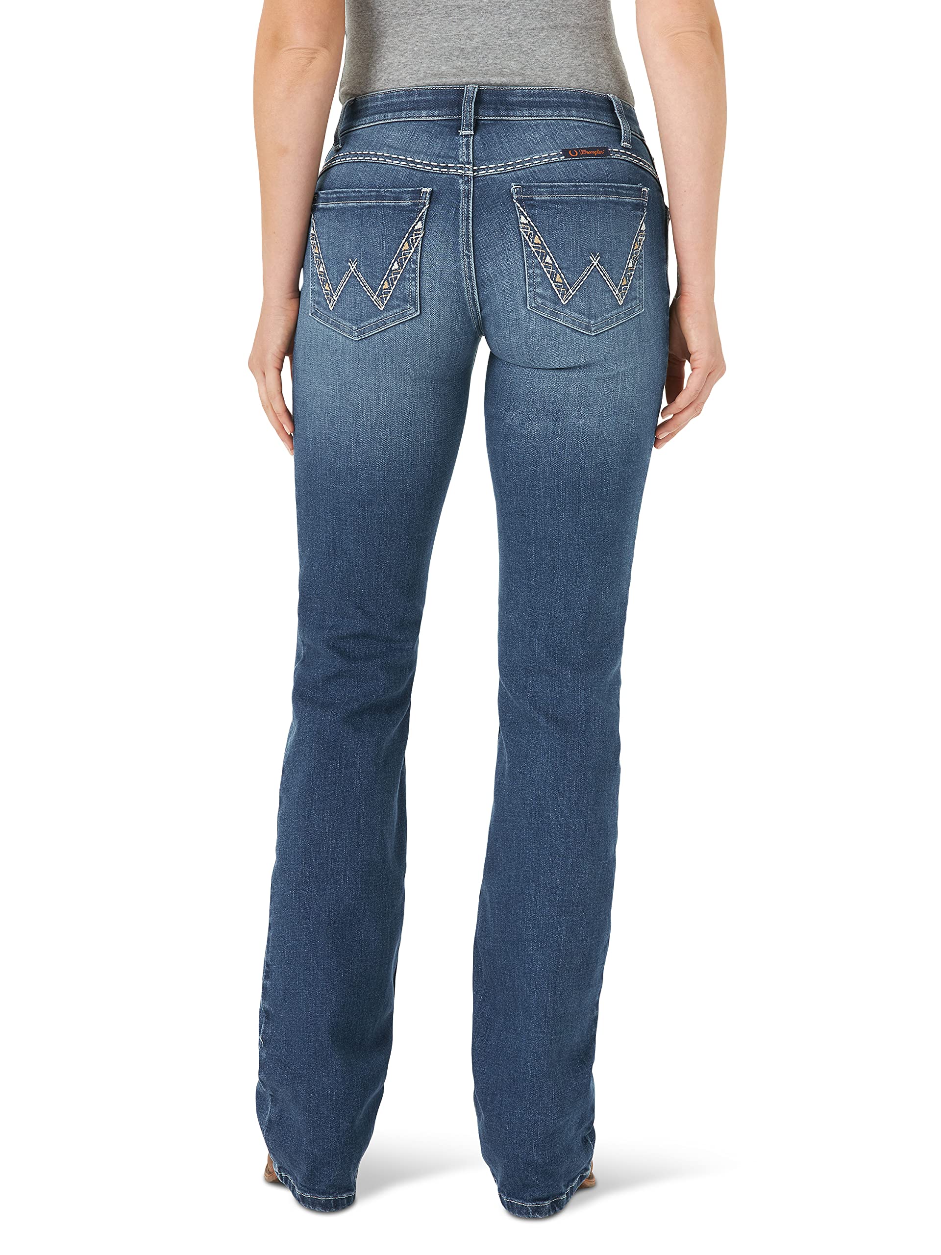 Wrangler womens Shiloh Low Rise Boot Cut Ultimate Riding Jeans, Scarlett, 11 1 US