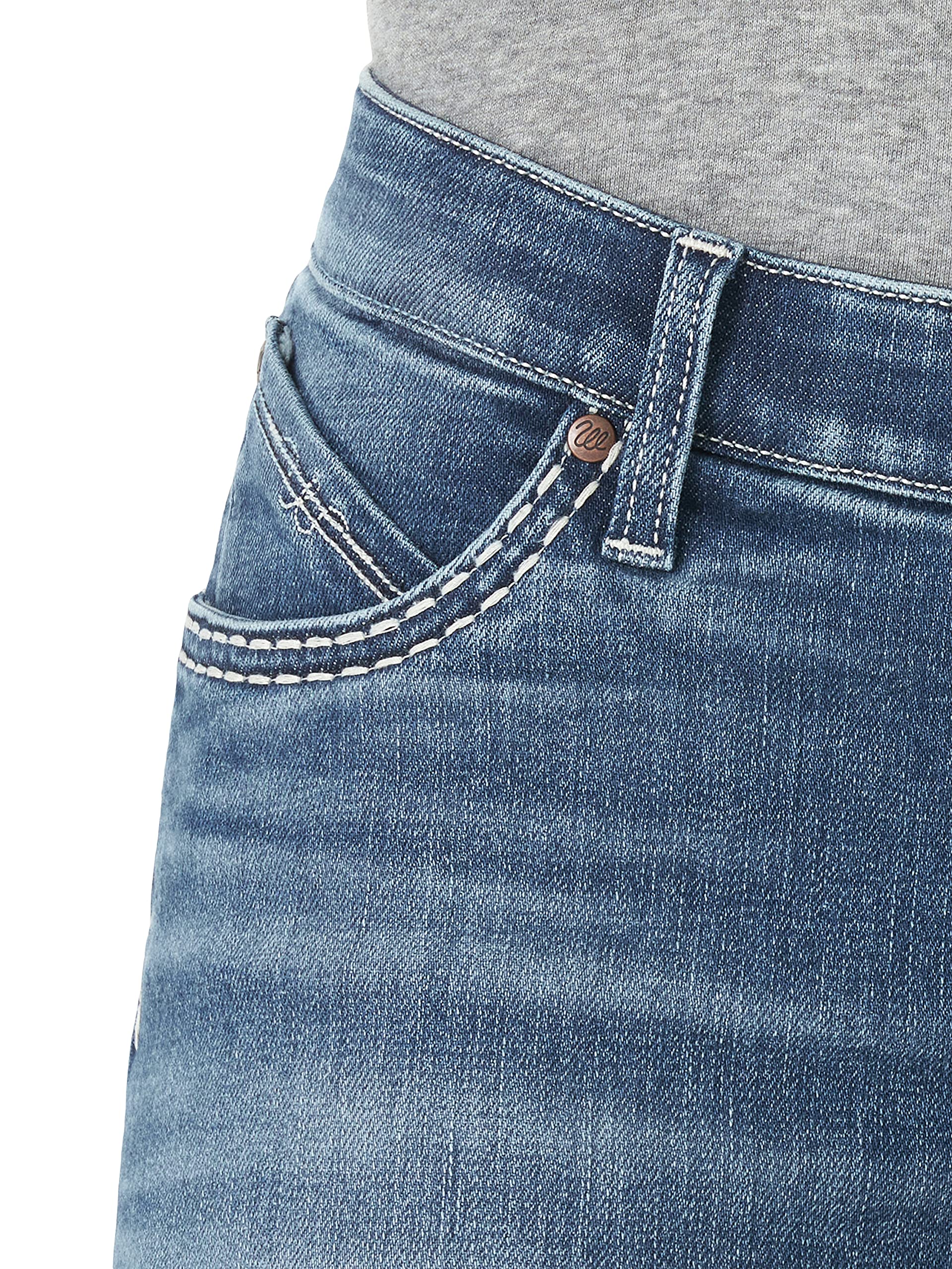 Wrangler womens Shiloh Low Rise Boot Cut Ultimate Riding Jeans, Scarlett, 11 1 US