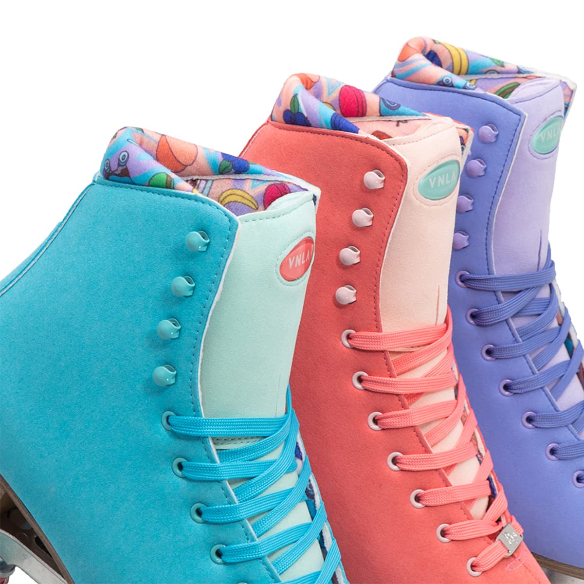 VNLA Parfait Outdoor Roller Skates for Women | Stylish Design, Comfortable, and Durable Quad Skates | Coral, Ladies 6