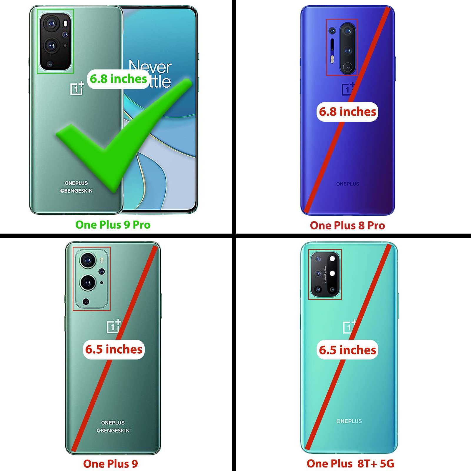 Ailiber Compatible with OnePlus 9 Pro Case with Screen Protector, for Magnetic Car Mount, Kickstand Holder, Rugged Shockproof Bumper Military Grade Protective 1+9+ Phone Cover for OnePlus 9 Pro-Black