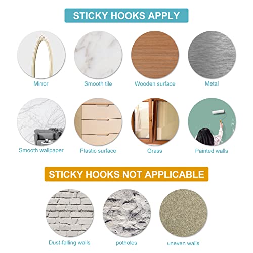 Surblue Wall Hanging Storage Bag with Sticky Hook, Closet Hanging Storage for Pocket, Bathroom Dormitory Organizer Bag, Linen Cotton Organizer Box Containers for Bedroom(Grey)