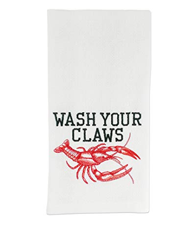 Crawfish Funny Kitchen Towel Wash Your Claws