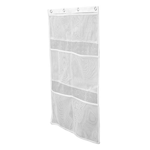 Kenney 6-Pocket Hanging Mesh Shower Organization Caddy, White