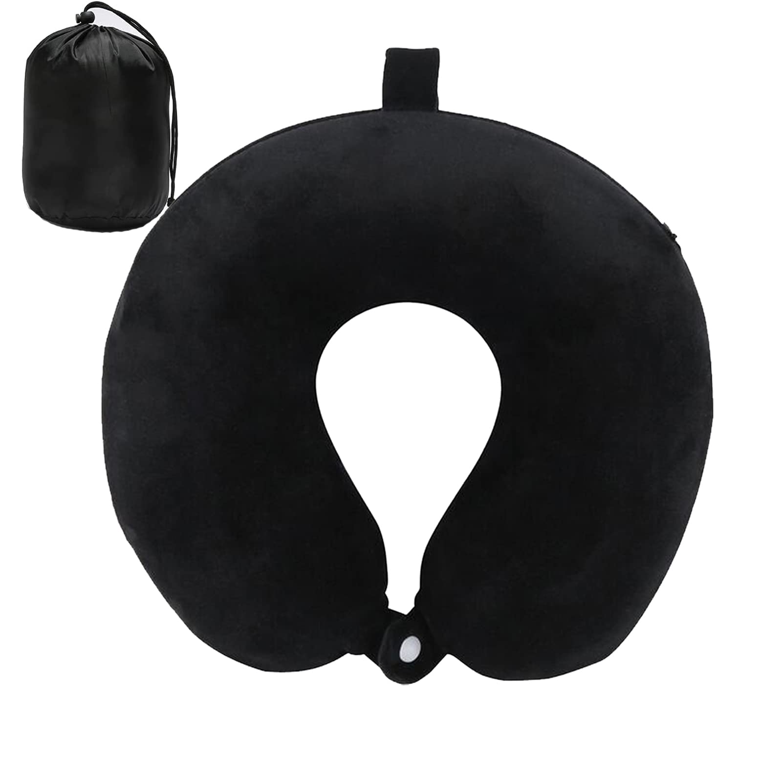 DUANY STORE Neck Pillow for Traveling, Upgraded Travel Neck Pillow for Airplane 100% Pure Memory Foam Travel Pillow for Flight Headrest Sleep, Portable Plane Accessories