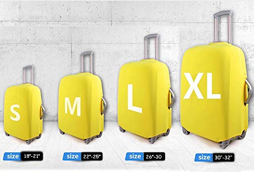 BIGCARJOB Funny Giraffe Printed Fabric Luggage Protective Cover for 26-28 inch Trolley Case Suitcase Dust Cover Travel Accessories