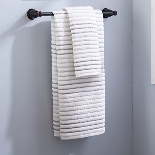 SKL Home by Saturday Knight Ltd. Tie Dye Stripe 2-Piece Cotton Hand Towel Set, Gray