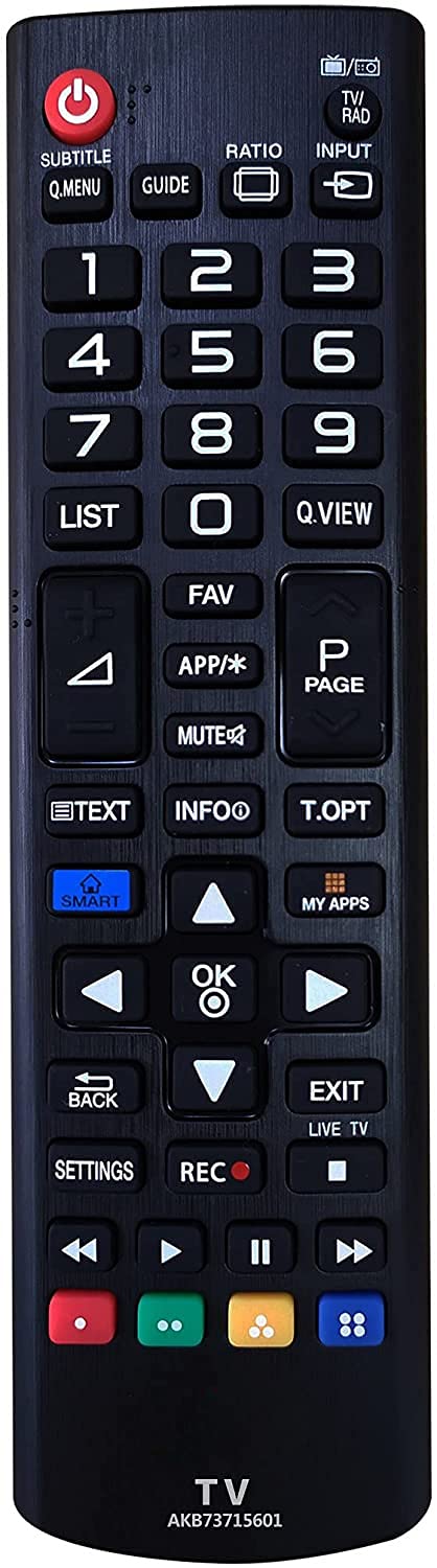 Universal Remote Control for All LG-TV-Remote, Replacement for All LCD LED HDTV 3D Smart LG TVs