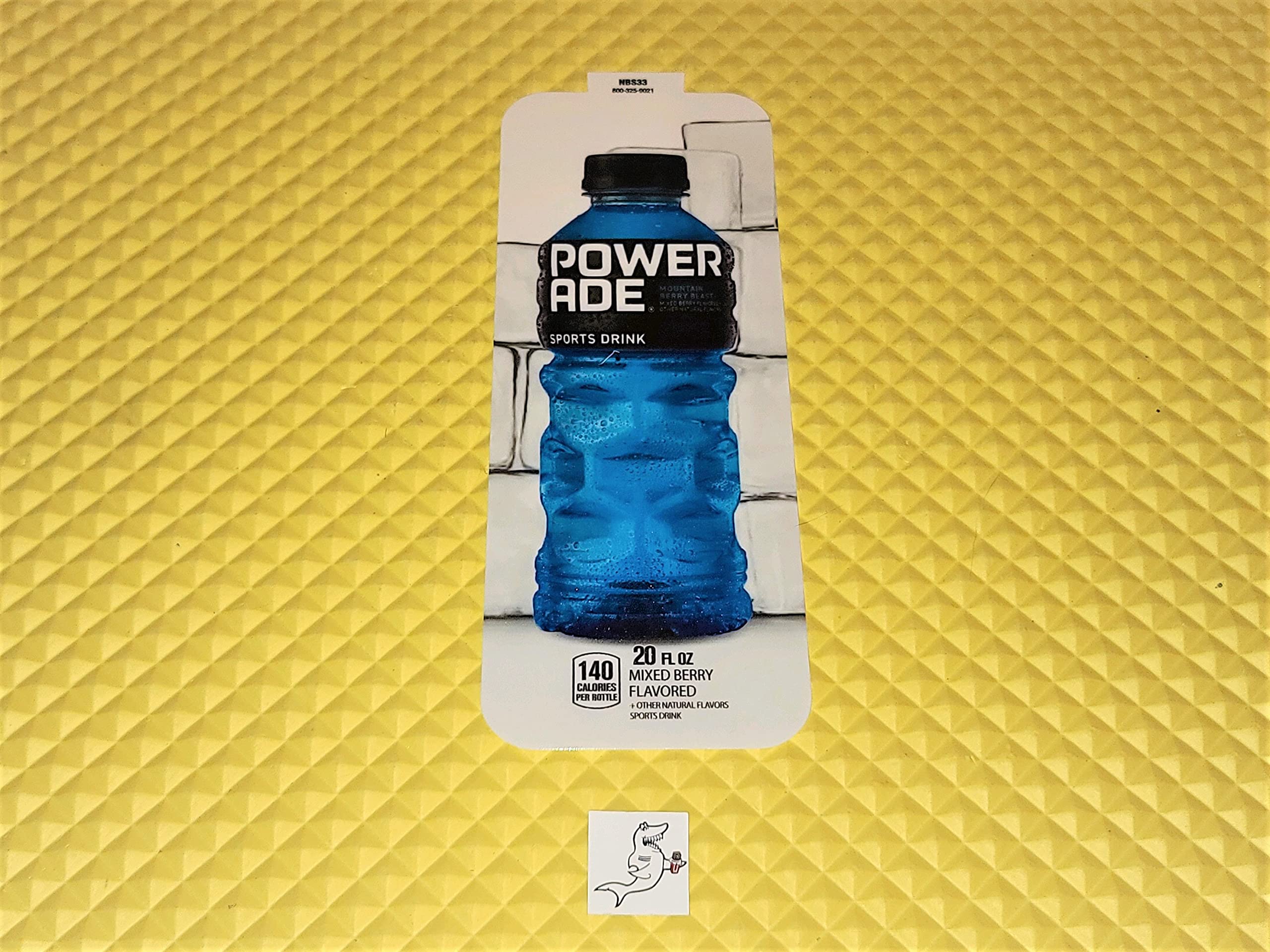 (4) Royal VENDORS SODA Vending Machine POWERADE Variety 20oz Bottle Vend Labels /!