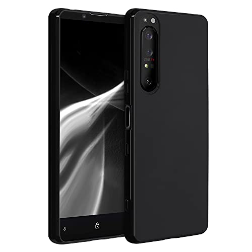 kwmobile Case Compatible with Sony Xperia 1 III Case - Soft Slim Protective TPU Silicone Cover - Black
