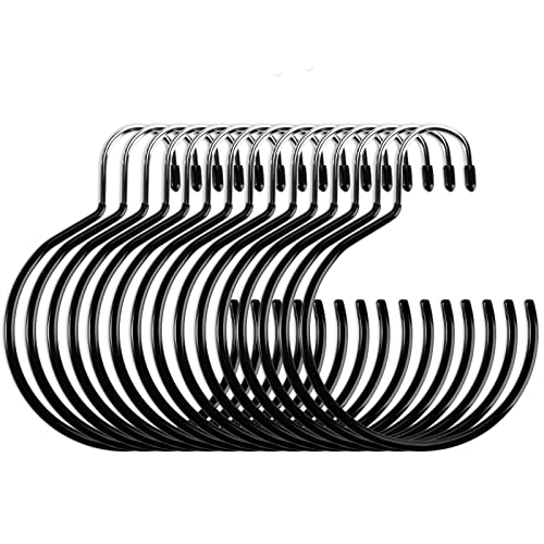 gofidin Scarf Ring Hangers Tank Tops Belt Hanger Non-Slip Ties Hanging Hook Non-Snag Closet Organizer Accessory Metal