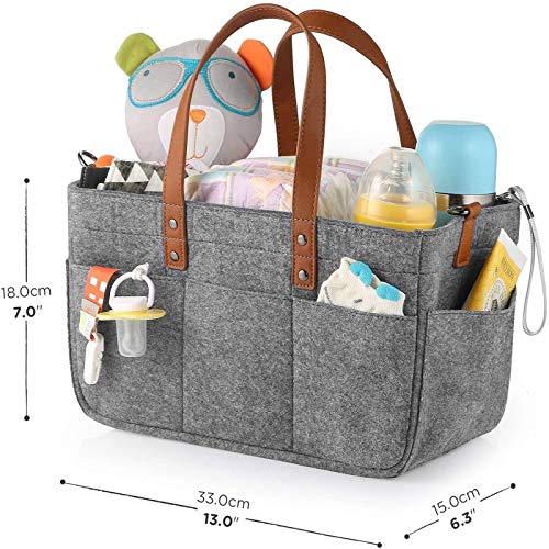 Newly Designed Large Portable Bag, Foldable Storage Bag Portable Lightly Multifunction Changeable Compartments Storage Bag,Storage for Bathing Products, Blankets, Clothes Supplies (Gray A)