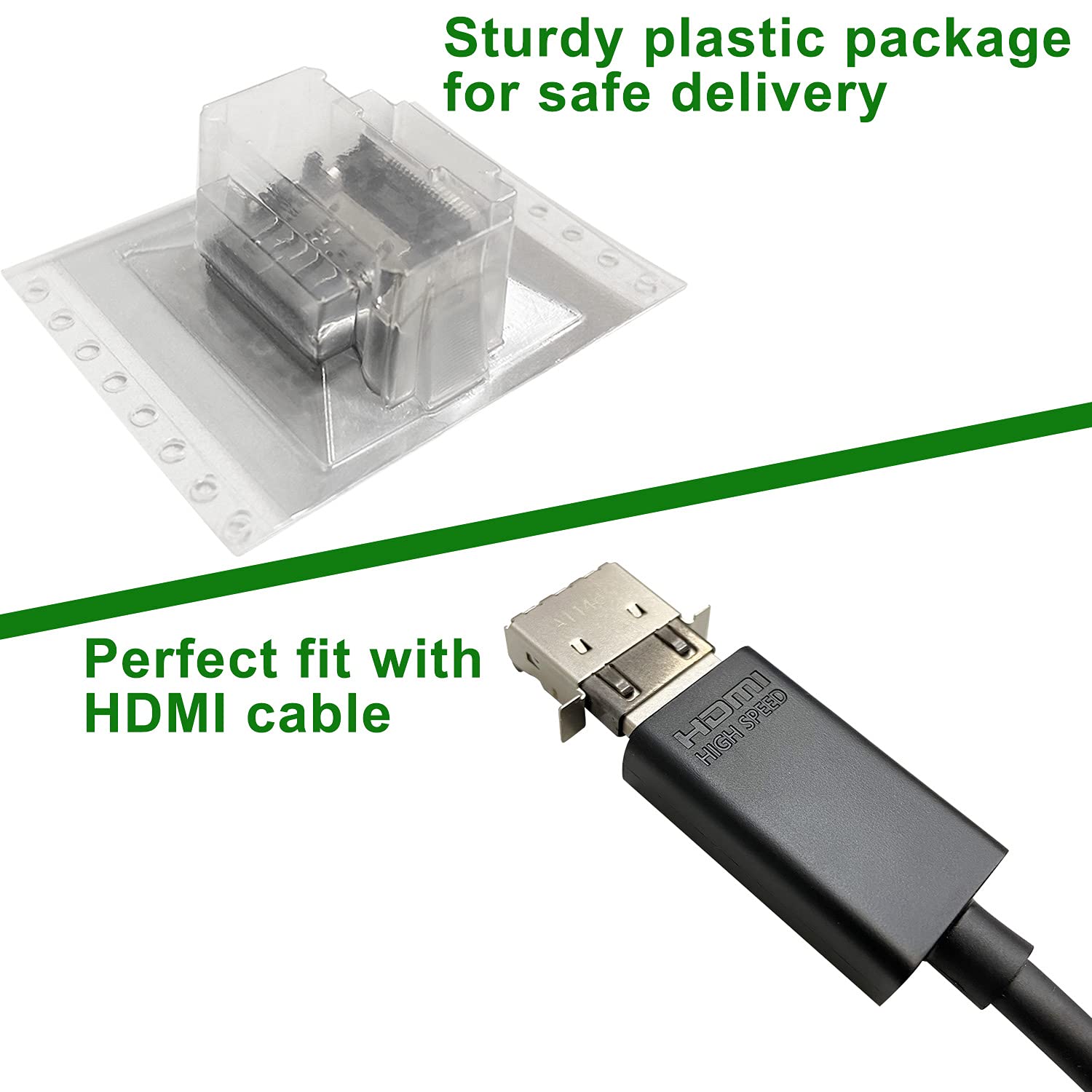 HDMI Port Replacement for Xbox Series X, Display Socket Jack Connector Repair for XSX Console, M1087810-Original OEM Quality