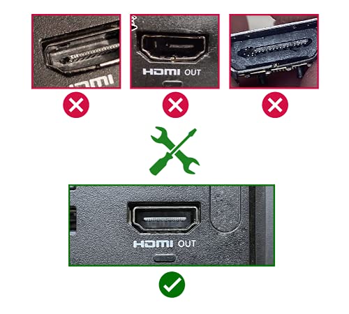 HDMI Port Replacement for Xbox Series X, Display Socket Jack Connector Repair for XSX Console, M1087810-Original OEM Quality