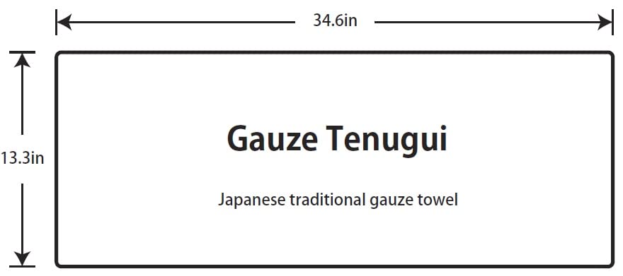 MIKURA Double Gauze Tenugui, Japanese Towel, Sakura, Cherry Blossom (Purple)