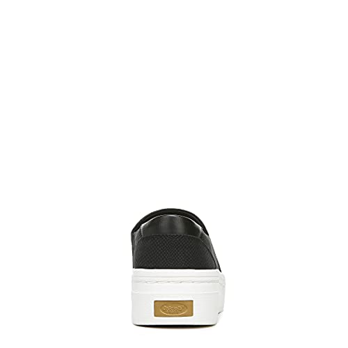 Dr. Scholl's Shoes Womens Madison Next Platform Wedge Slip On Fashion Sneaker,Black Snake,7.5