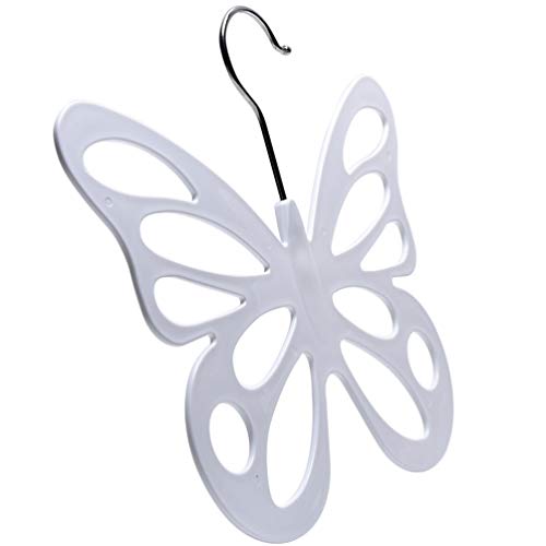 TOPBATHY Scarf Hanger Butterfly Shaped Hanger Holder Closet Organizer for Tie Scarf Blet Muffler (Random Color)