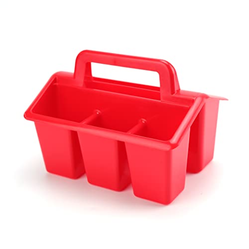 6pcs Storage Caddy, Shower/Bath Caddy with 4 compartment for Shampoo,Combs,Brushes,Samll Toys,Classroom Caddies for Teachers and Daycare Supplies for pens, markers and small craft tools