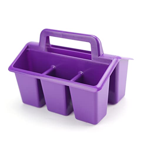 6pcs Storage Caddy, Shower/Bath Caddy with 4 compartment for Shampoo,Combs,Brushes,Samll Toys,Classroom Caddies for Teachers and Daycare Supplies for pens, markers and small craft tools