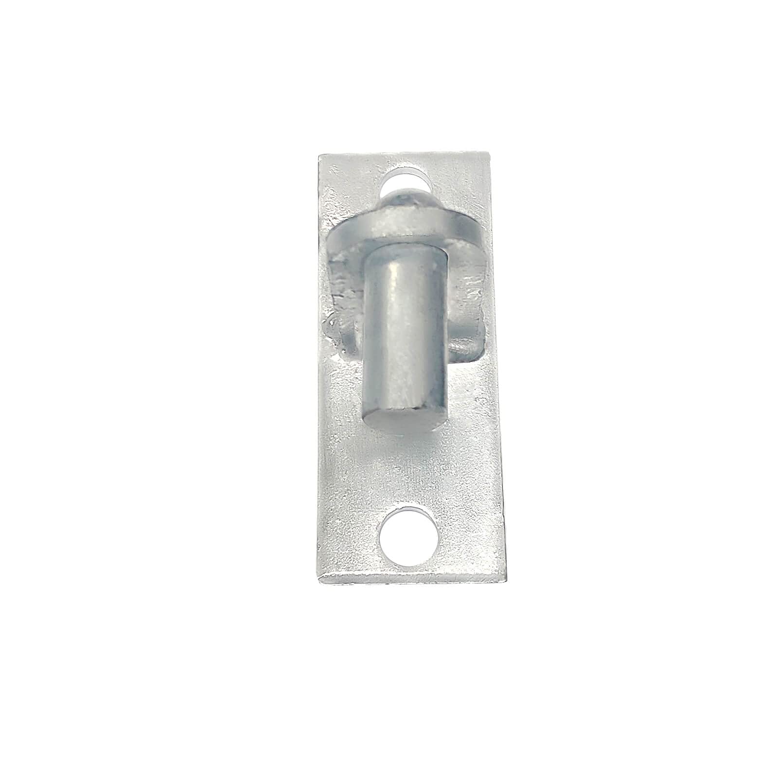 2 Pack Wall Mount Flat Back Gate Hinges, Chain Link Wood Fence Post Gate Hinge with 5/8 Hinge Pin (Screws Not Included), Heavy Duty Galvanized Steel Wall Plate Hinges,