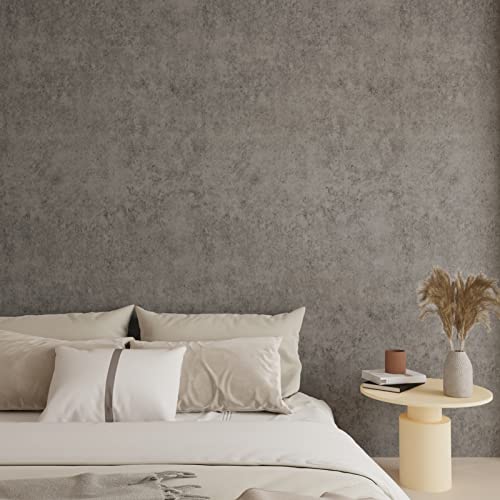 WESTICK Concrete Wallpaper for Walls Concrete Contact Paper for Countertops Waterproof Gray Wallpaper Peel and Stick Modern Industrial Wallpaper Cement Look Kitchen Cabinet Contact Paper 15.75" x 78"