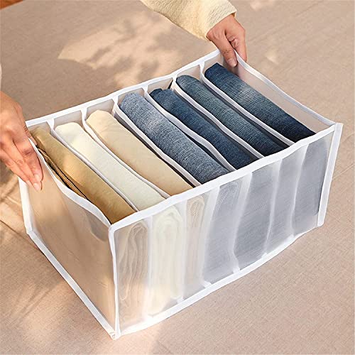 MBVBN Drawer Organizers for Clothing Wardrobe Clothes Organizer,7 Grids GDYYEZI 001 0
