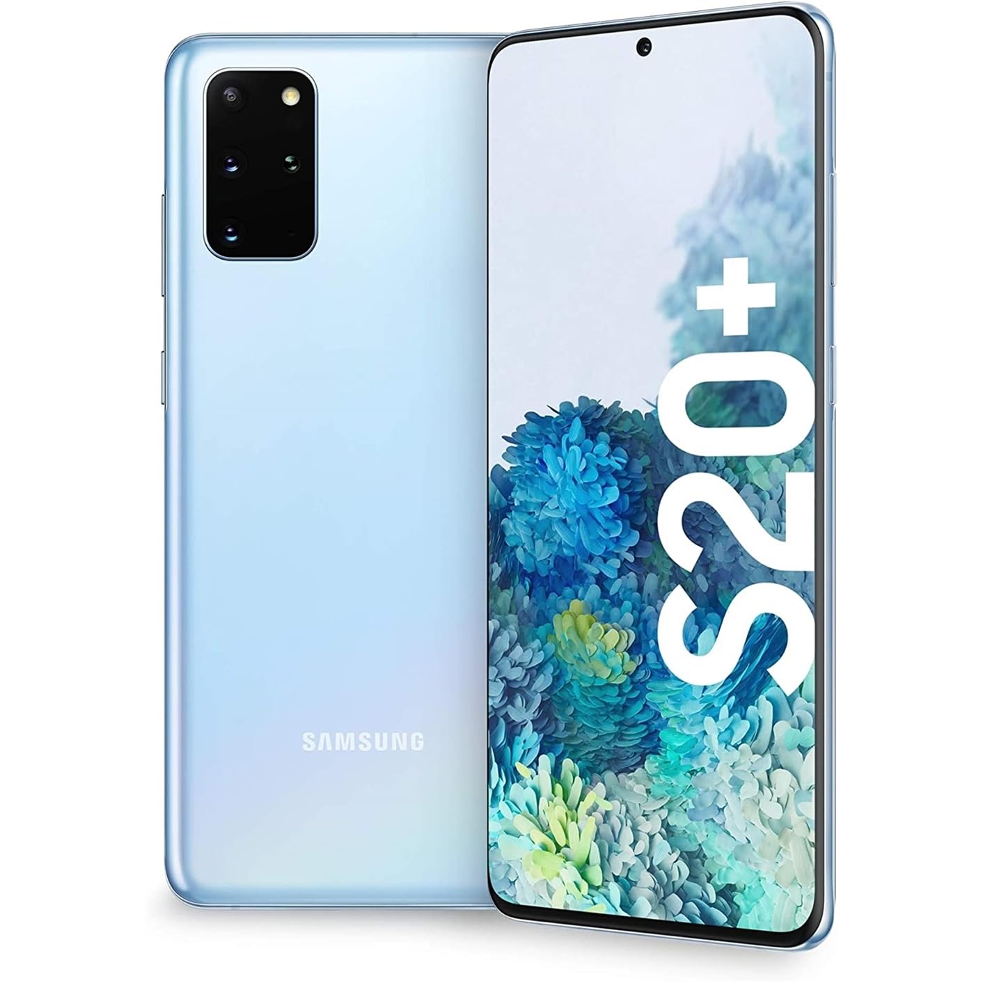 SAMSUNG Galaxy S20+ 5G, US Version, 128GB, Cloud Blue - T-Mobile (Renewed)