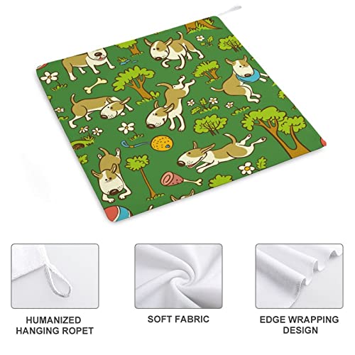 Lurnise Hand Towel Dog Tree Hand Towels Dish Towel Lanyard Design for Bathroom Kitchen Sports