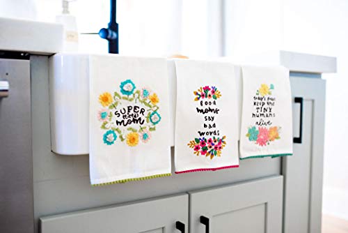 Super MOM Floral Towel