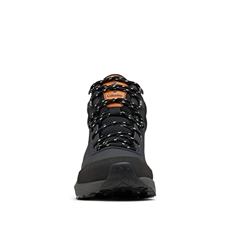 Columbia Men's Trailstorm Peak Mid Hiking Shoe, Black/Dark Grey, 8