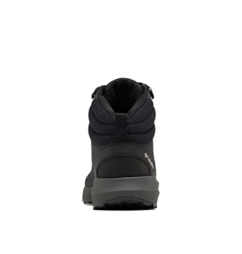 Columbia Men's Trailstorm Peak Mid Hiking Shoe, Black/Dark Grey, 8