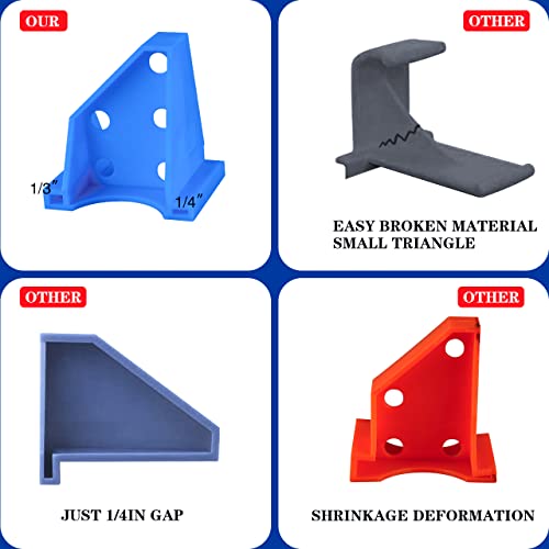 15PCS Upgrade Flooring Spacer, Laminate Wood Flooring Tools,Compatible w/Vinyl Plank, Hardwood & Floating Floor Installation etc,Hardwood Flooring w/1/4 & 1/3 Gap,Special Triangle Stay in Place