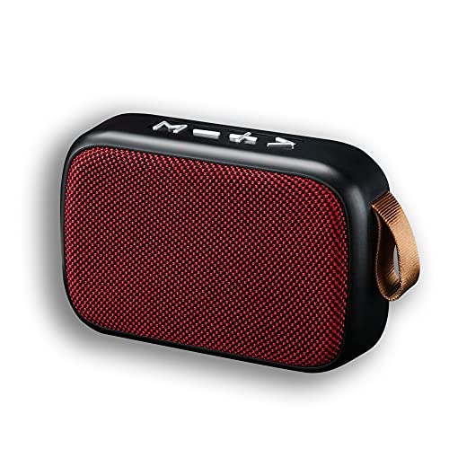 Tek Styz Speaker Compatible with Your Bose SoundLink Around-Ear Fabric Design 3W Playtime 6H Indoor, Outdoor Travel (RED)