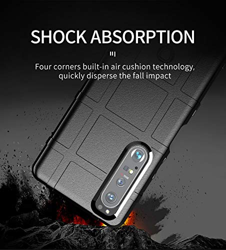 CCSmall Sony Xperia 1 III Phone Case,Heavy Duty Shockproof Military Grade Drop Tested Field Protective Phone Case Super Sturdy Bumper Full Body Rugged Hard Cover for Sony Xperia 1 III HD-Blue