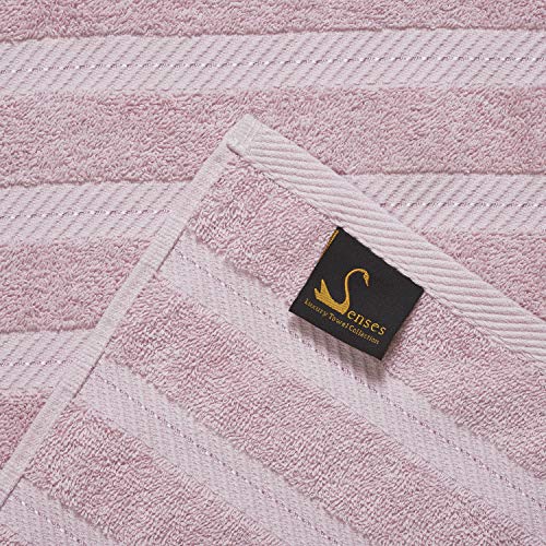 501 2 pc Bath Sheet Set. Bring Luxury to Your Home with This Soft, 100% Pure Cotton 2 Piece Bath Sheet Towel Set, 35β x 68β(Mauve)