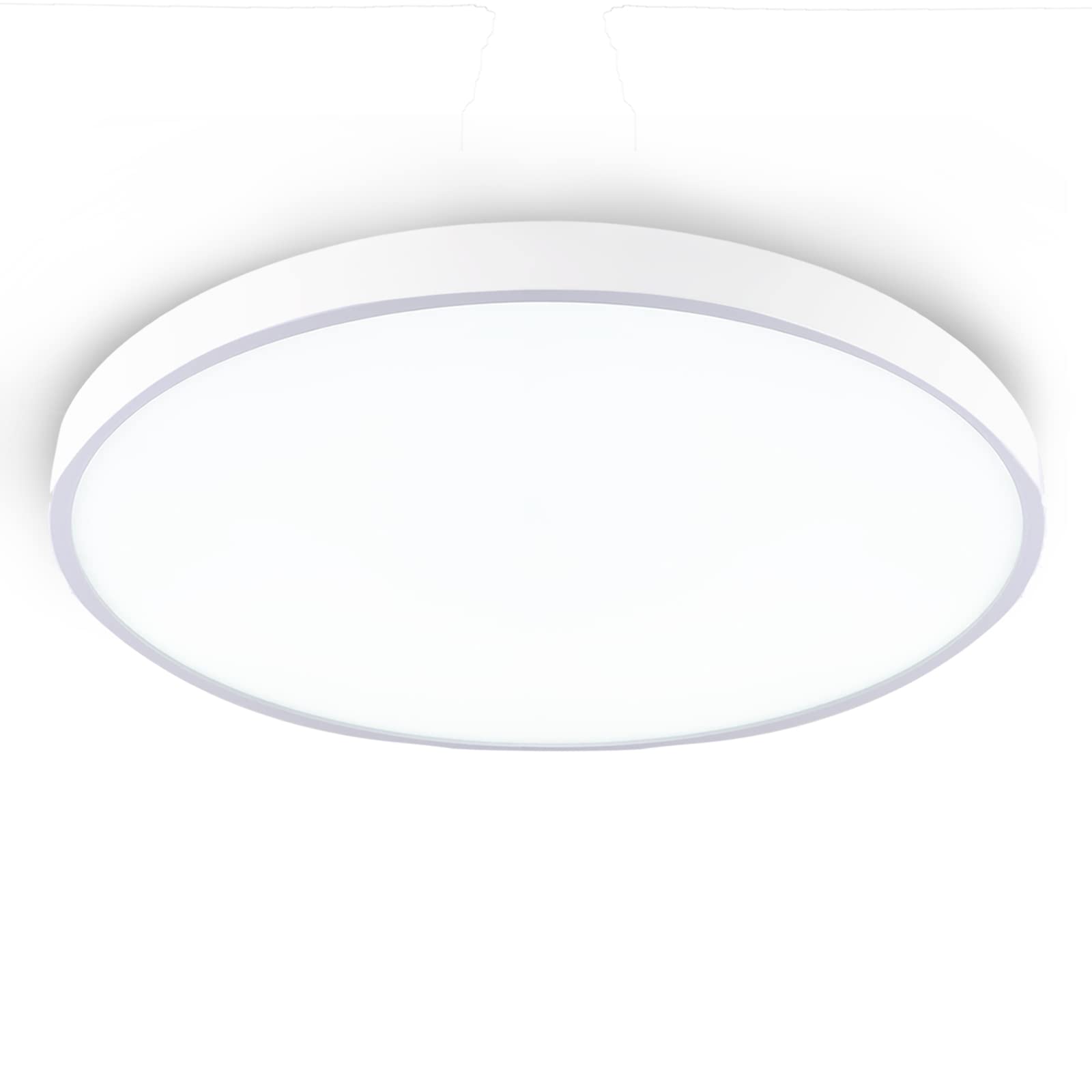 LKESBO LED Ceiling Light Flush Mount Light Fixture Modern 28W 12Inch Thin Ceiling Lamp Lighting Round Surface Mount for Bedroom Bathroom Basement Hallway 6000K (Non Dimmable)