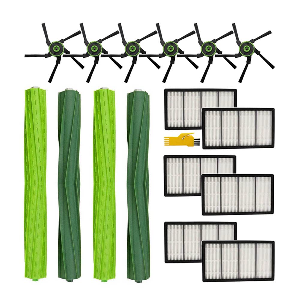 LAIMAI Replacement Parts for iRobot Roomba s9+ (9550) S9 (9150) Robot Vacuum Cleaner Accessories Kit 16 Packs Roller Brush & Filter & Side Brush