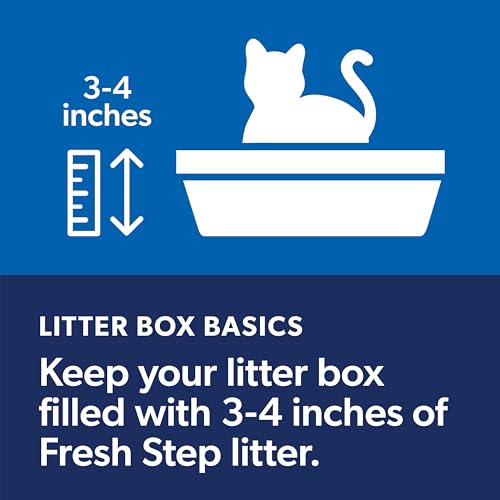 Fresh Step Clean Paws Low Tracking Litter Simply Unscented, Clumping Litter With Activated Charcoal Technology, 22.5 lb. Box
