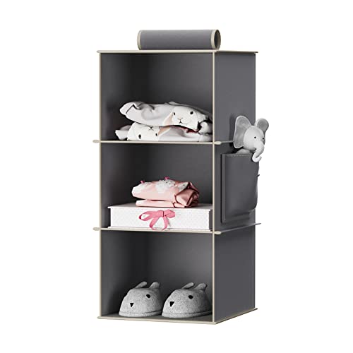 YOUDENOVA 6-Shelf Hanging Closet Organizer, 3-Shelf Closet Hanging Storage Shelves