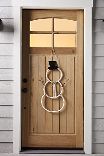 Mud Pie Beaded Hanger, Snowman