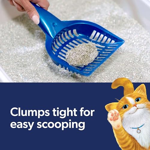 Fresh Step Clean Paws Low Tracking Litter Simply Unscented, Clumping Litter With Activated Charcoal Technology, 22.5 lb. Box
