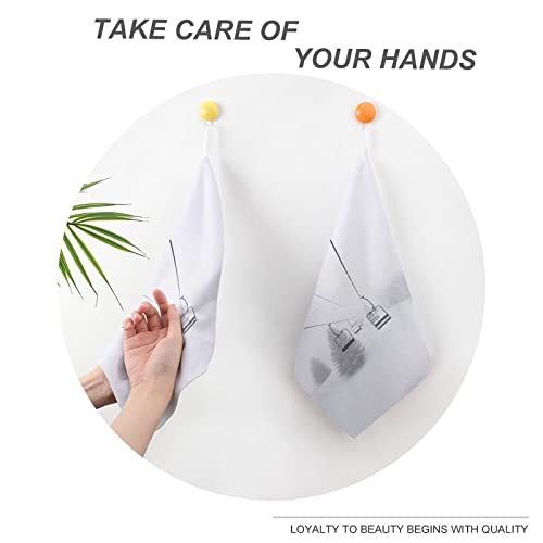 Lurnise Hand Towel Car Hand Towels Dish Towel Lanyard Design for Bathroom Kitchen Sports