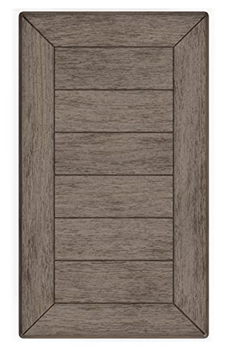 Signature Design by Ashley Tyler Creek Chair Side End Table, Light Brown & Whitewash