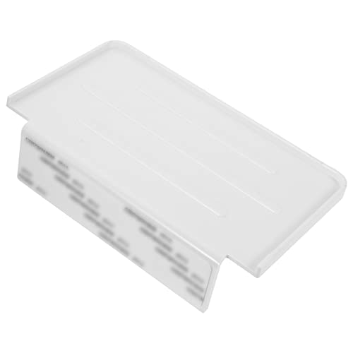 Wall Shelf Bathroom Shelves Self Adhesive Floating Shelves Wall Mounted Shower Caddy Bathroom Racks for Shampoo Toiletries Kitchen White White Shelf