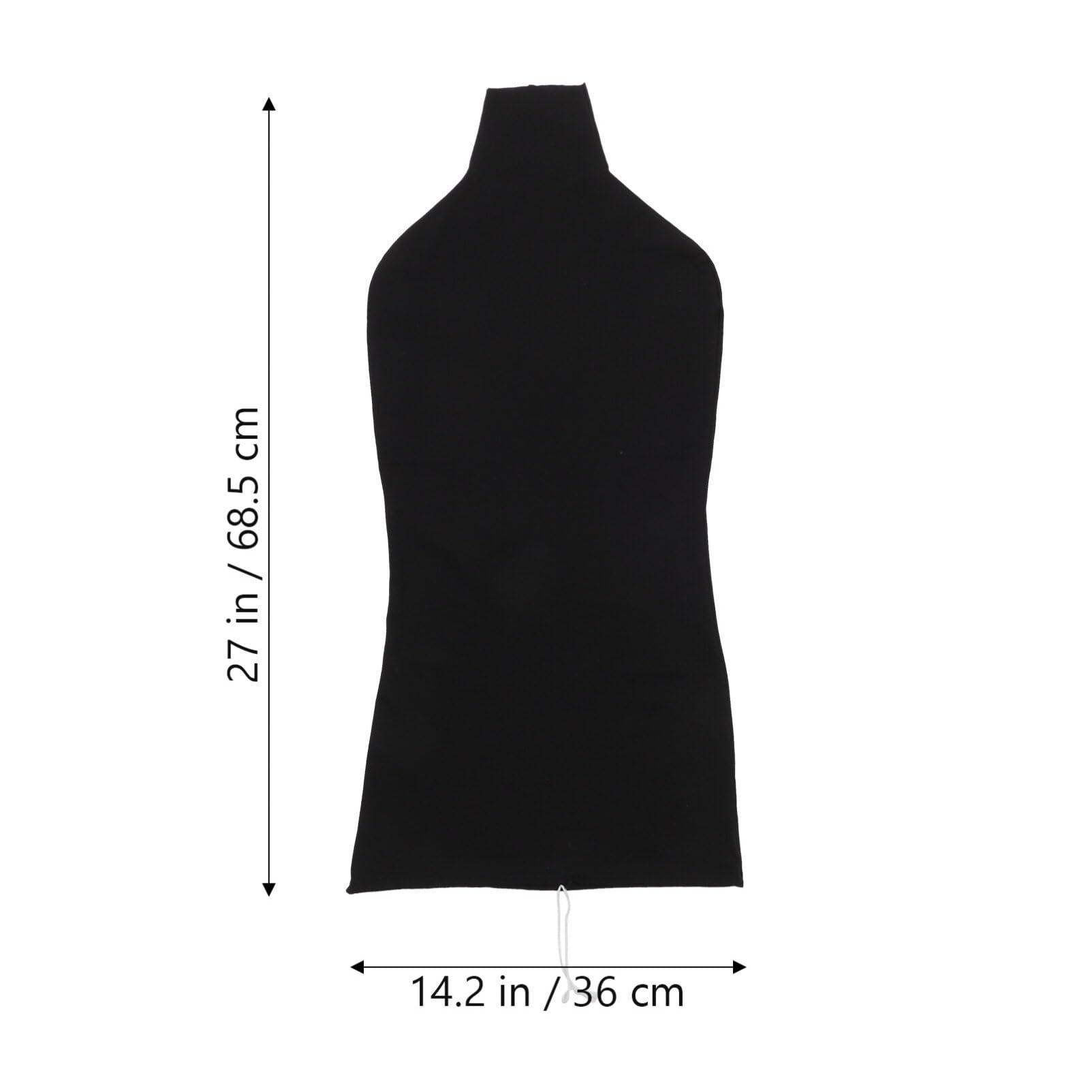 2pcs Female Dress Form Mannequin Torso Body Cover Mannequin Tailors Body Lace Cover for Clothing Jewelry Display Model Display