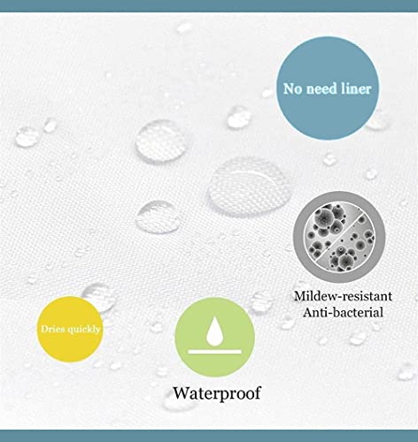 4 Piece Cool Anime Shower Curtain Set with Non-Slip Rug Toilet Lid Cover Bath Mat,Waterproof Shower Curtains Sets for Bathroom With12 Hooks 72x72 inches, 23