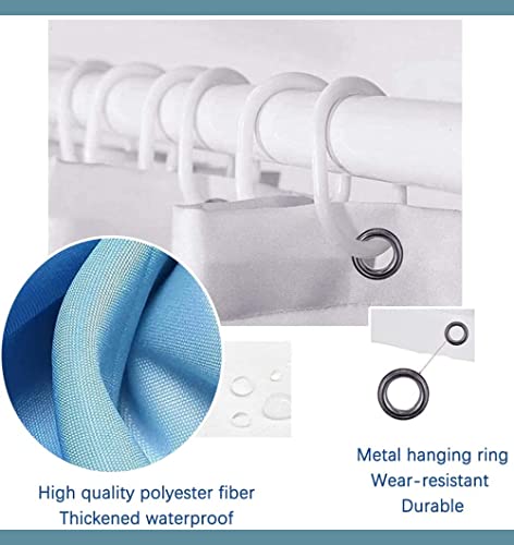 4 Piece Cool Anime Shower Curtain Set with Non-Slip Rug Toilet Lid Cover Bath Mat,Waterproof Shower Curtains Sets for Bathroom With12 Hooks 72x72 inches, 23