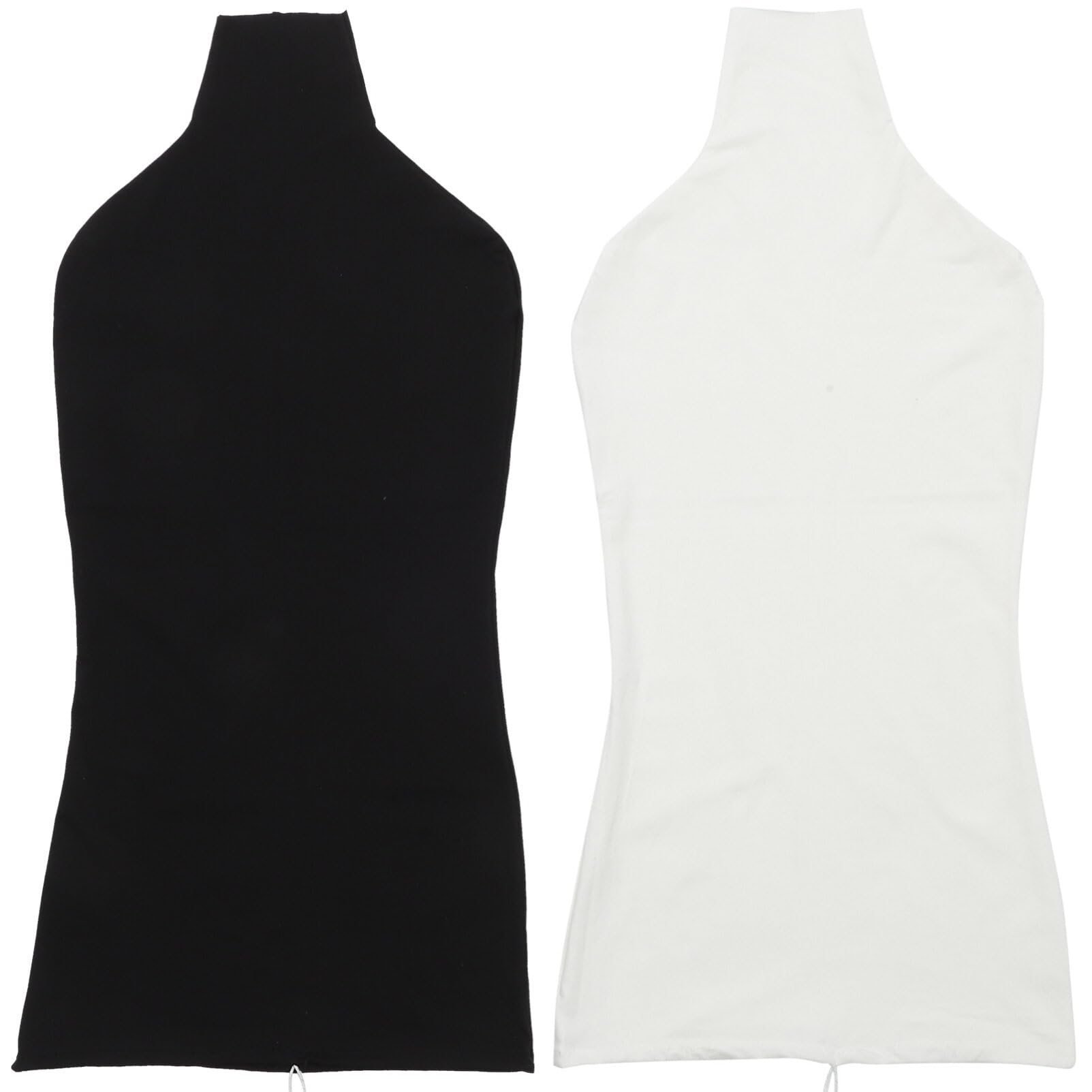 2pcs Female Dress Form Mannequin Torso Body Cover Mannequin Tailors Body Lace Cover for Clothing Jewelry Display Model Display