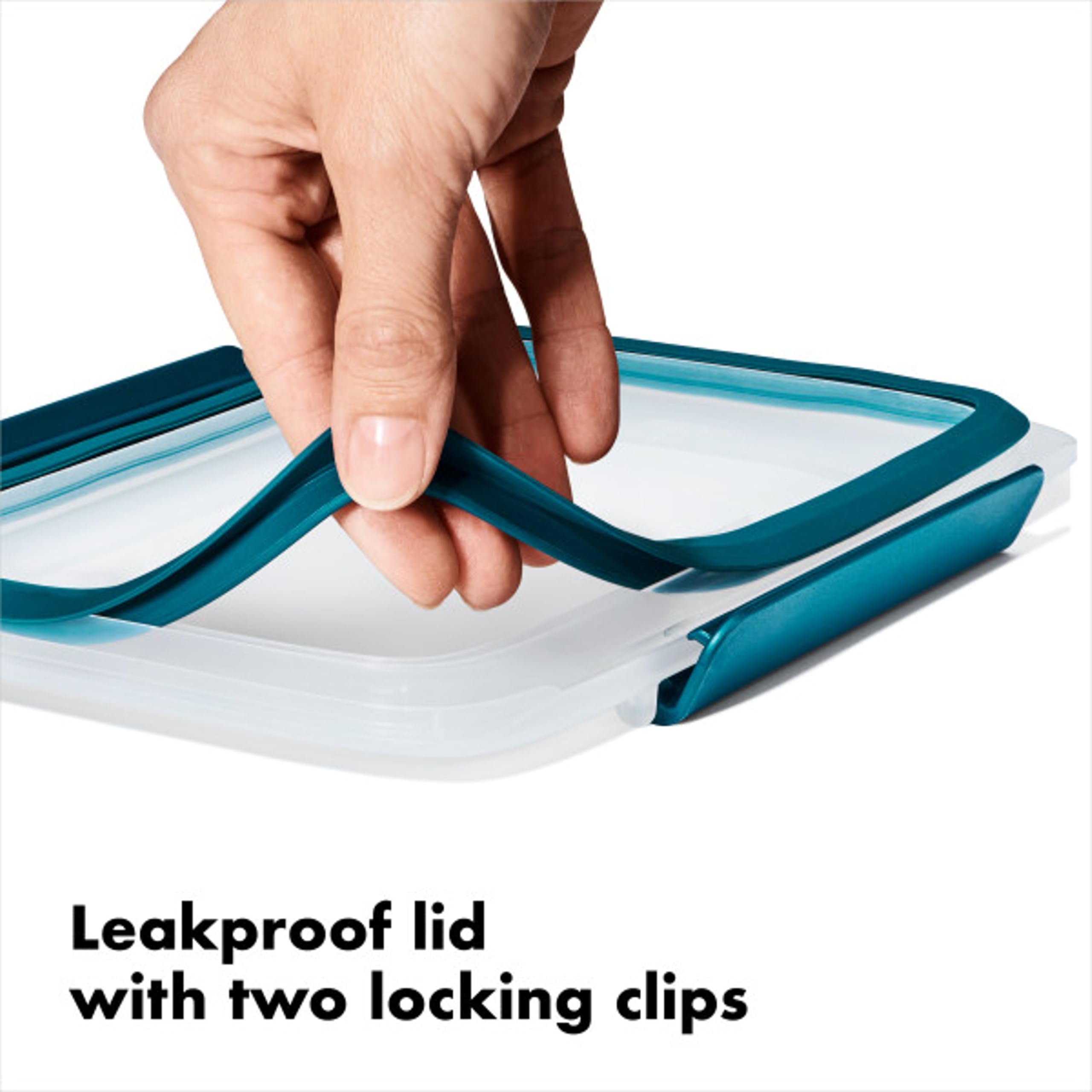 OXO Good Grips Prep & Go 6.3 Cups Salad Container | Leakproof Food Storage | Ideal for separating proteins and greens | BPA Free | Microwave Safe | Dishwasher Safe | Freezer Safe | Stain Resistant