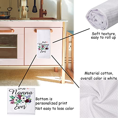 TSOTMO Best Nonna Ever Kitchen Towel Gift Grandma Gift from Grandchild Nonna Kitchen Towel (Nonna Towel)